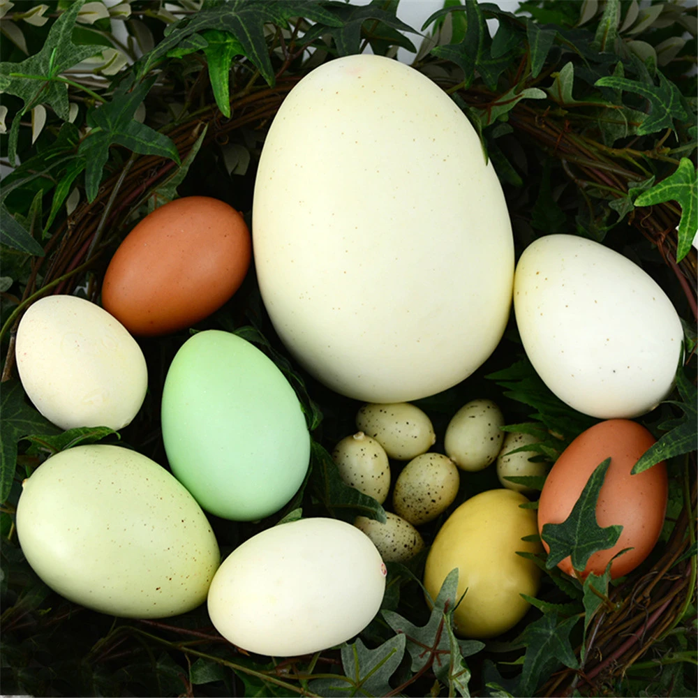 artificial bird eggs baby kids children toys props simulation fake ...