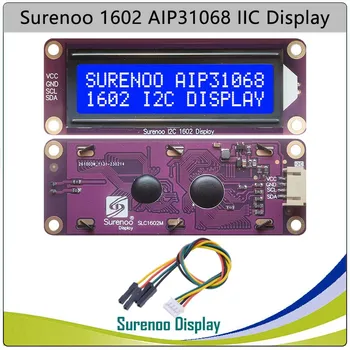 162 16X2 1602 AIP31068 Serial I2C IIC Character LCD Module Display ...