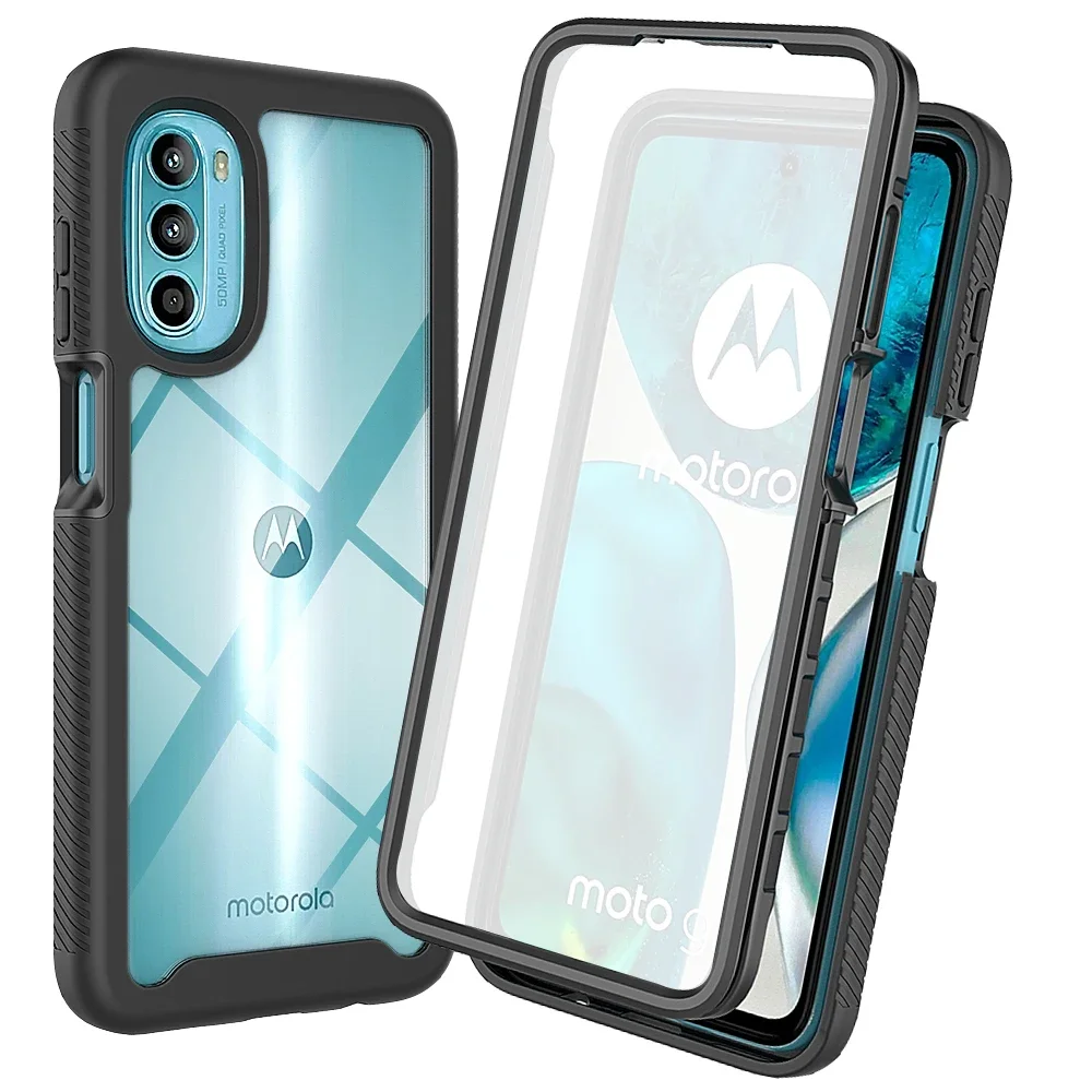 PET-Front-Screen-Protector-Armor-Shockproof-Case-For-Motorola-Moto-G52 ...
