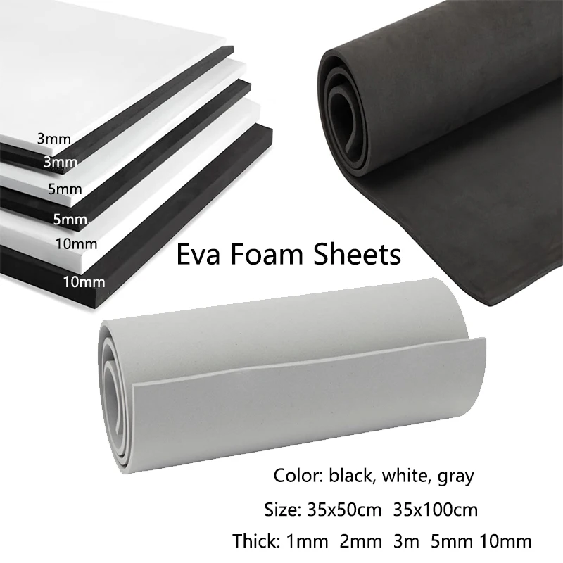 Black-White-Eva-foam-sheets-Craft-eva-sheets-Easy-to-cut-Punch-sheet ...