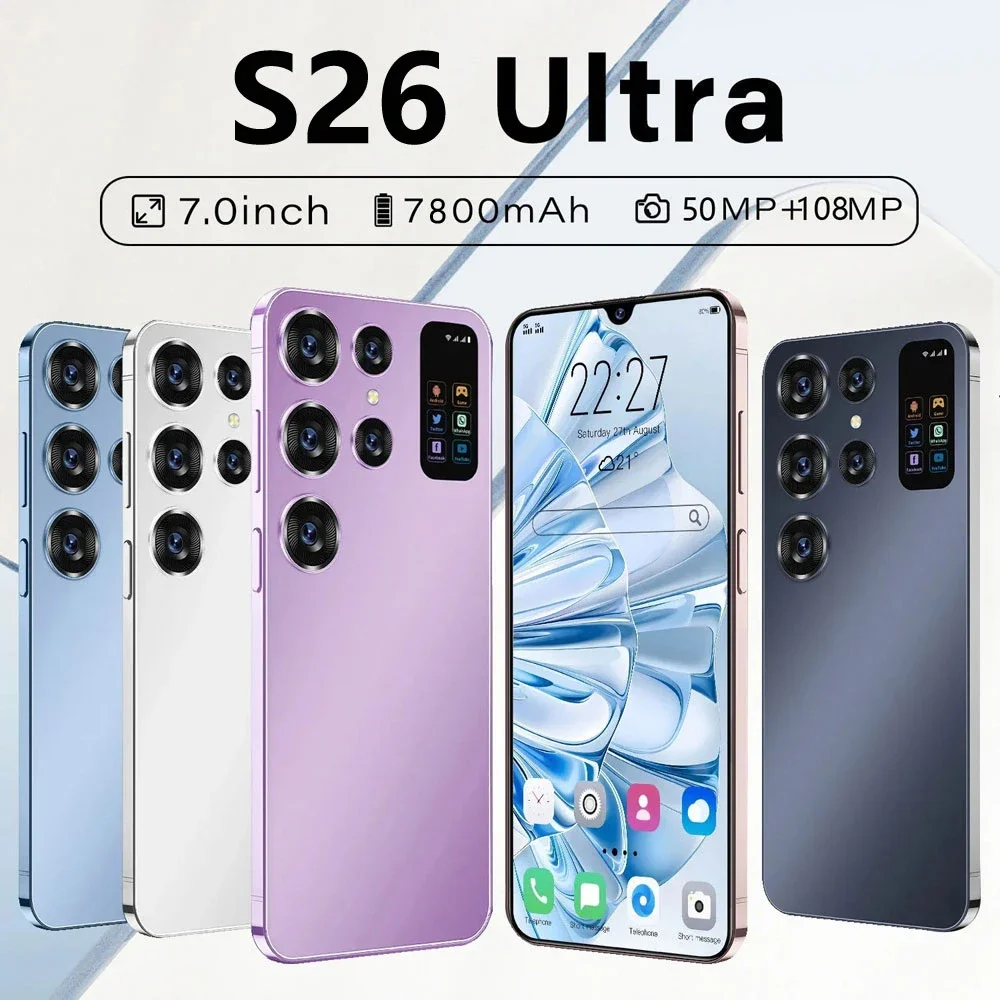 2024-Cellphones-S26-Ultra-7-0-Inch-4G-5G-Original-Smartphone-7800mAh ...