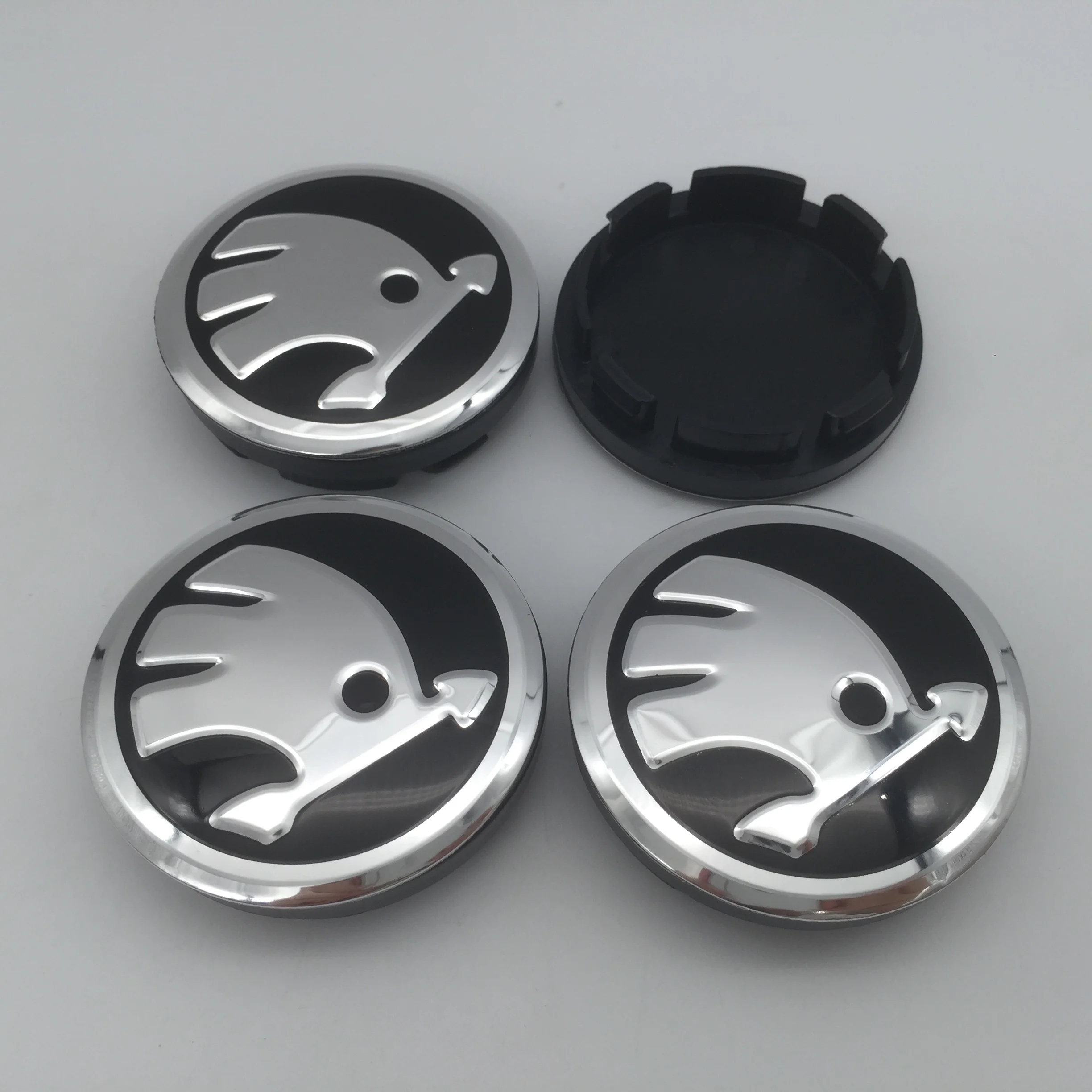 4pcs 3D 56mm 60mm 65mm 68mm For Car emblem Wheel hub Center Cap Badge ...