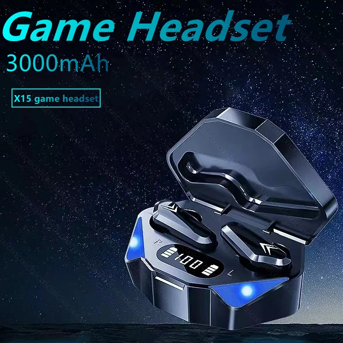 New TWS X15 Earphones Bluetooth Wireless Headphones 65ms Low Latency ...