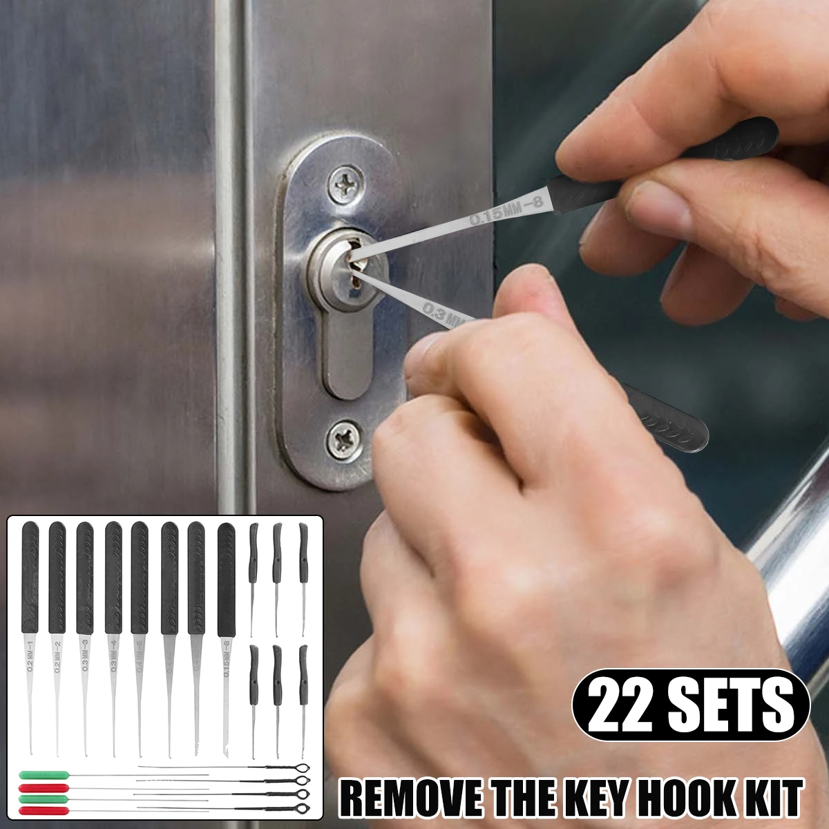 Kit-de-Extractor-de-llave-rota-herramientas-manuales-de-cerrajero ...