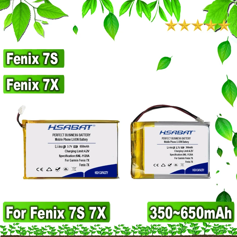 Top-Brand-100-New-300mAh-650mAh-Sports-Watch-Battery-for-Garmin-Fenix ...