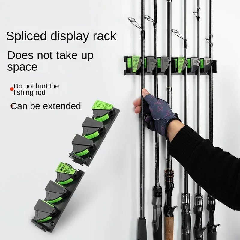 Fishing Rod Display Rack Wall-mounted Fishing Rod Bracket Can Be ...