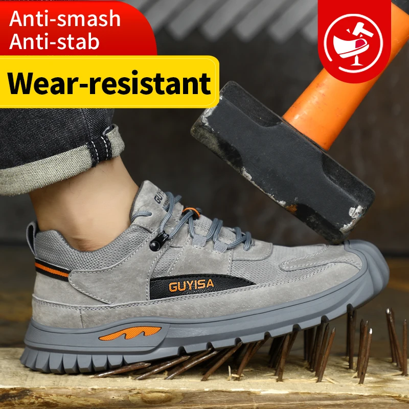 Sapatos-de-seguran-a-respir-vel-masculino-Anti-Smashing-Anti-Piercing ...