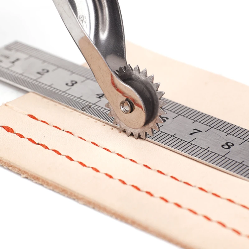 1pcs-Stainless-Steel-Leather-Cloth-Paper-Overstitch-Wheel-Gear-Roulette ...