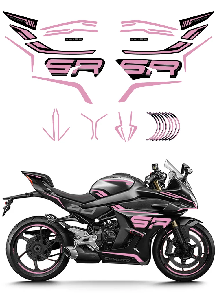 FOR-CFMOTO-450SR-SRS-2022-Motorcycle-body-fairing-sticker-Tank-Pads-Gas ...