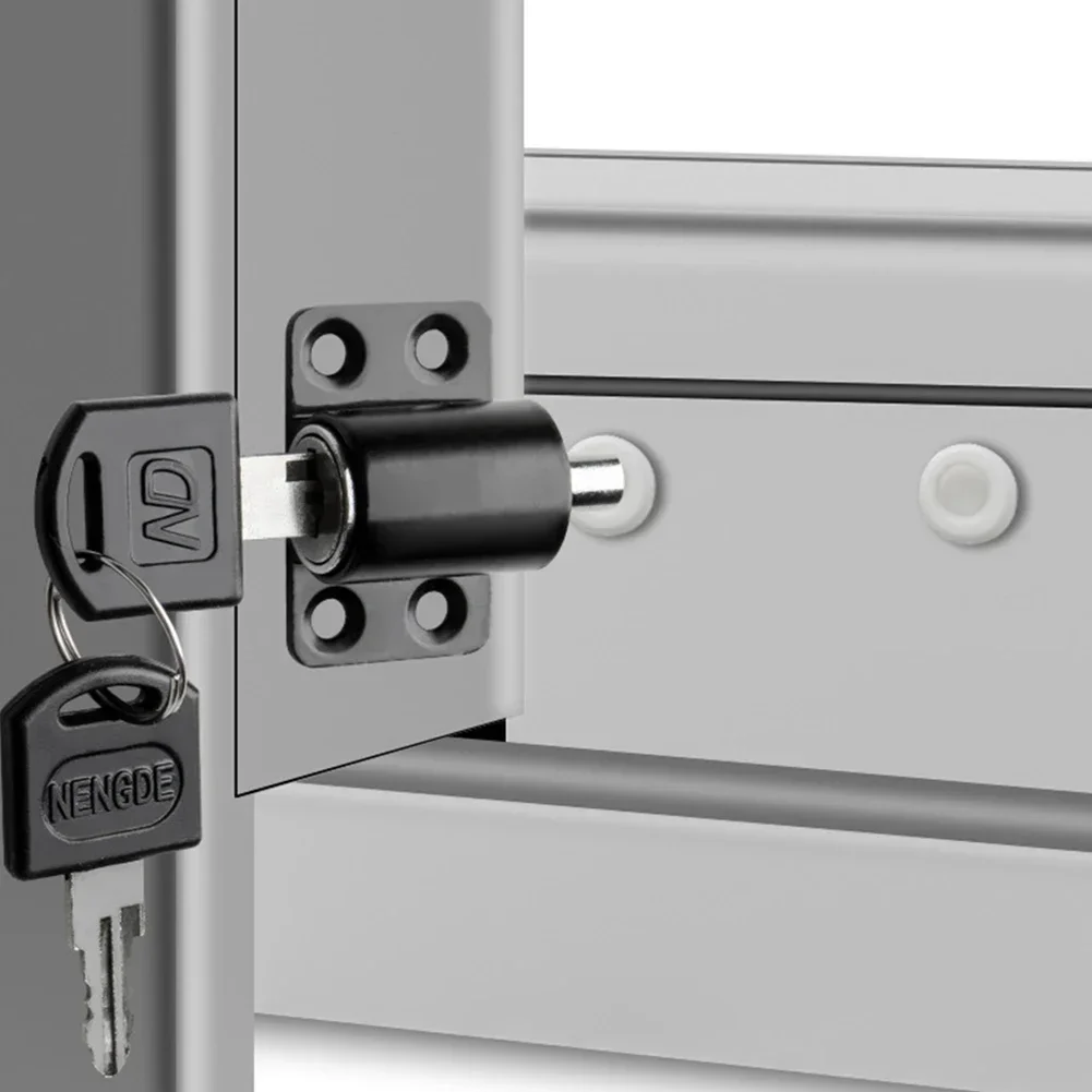 For-Most-Hinged-Sliding-Doors-Lock-With-Key-Easy-Installation-Universal ...