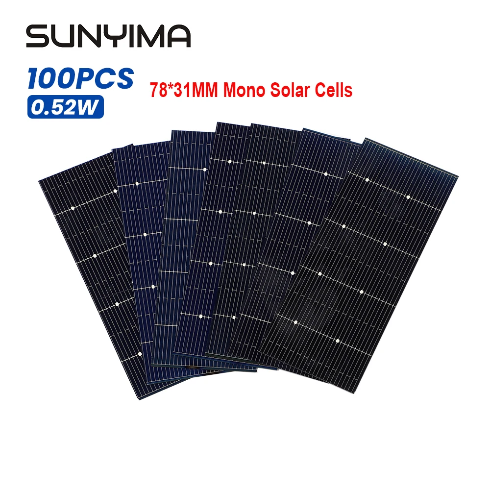 SUNYIMA-Panel-Solar-fotovoltaico-sistema-monocristalino-para-bricolaje ...