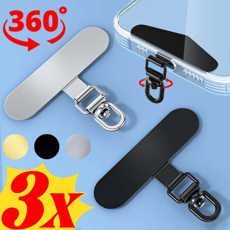 Portable-Stainless-Steel-CellPhone-Lanyard-Tether-Tab-360-Rotation ...
