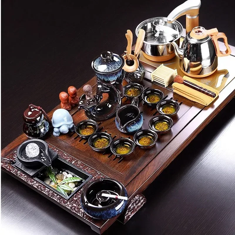 Luxury-Ceremony-Tea-Set-Chinese-Kung-Fu-Semi-Automatic-Tea-Set ...