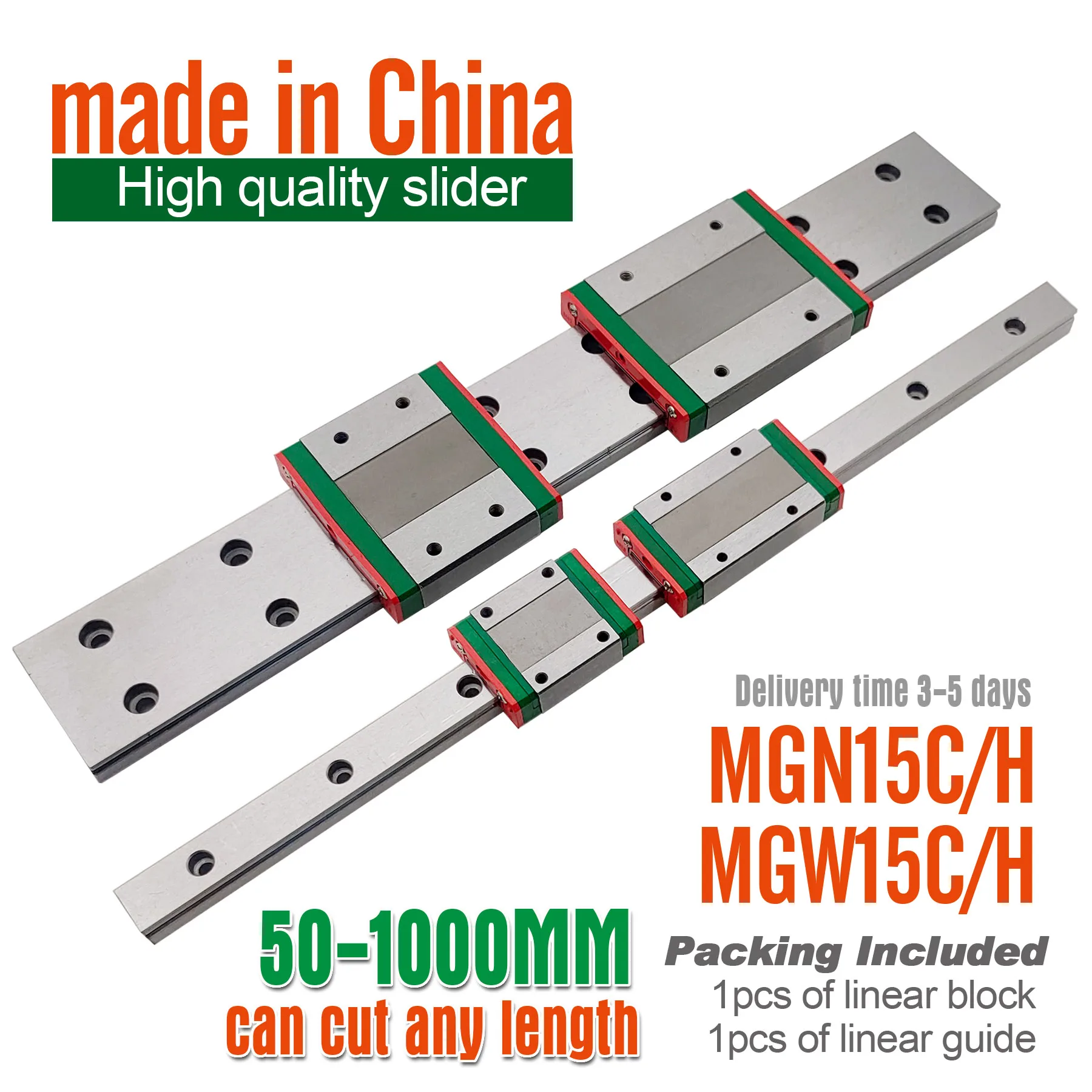 Linear-Rails-MGN15c-200-300-350-360-375-400-420-450-500-600mm-MGN15 ...