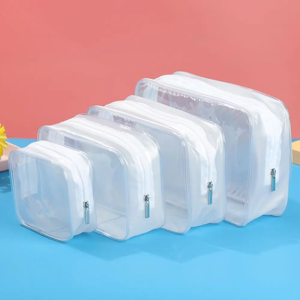 1pc Clear Transparent Pvc Bags Makeup Bag Beautician Cosmetic Bag ...