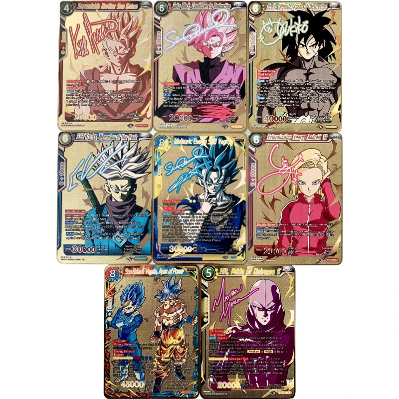 Dragon-Ball-Anime-Gold-Card-S-rie-Super-Saiyan-Cart-o-de-Metal ...