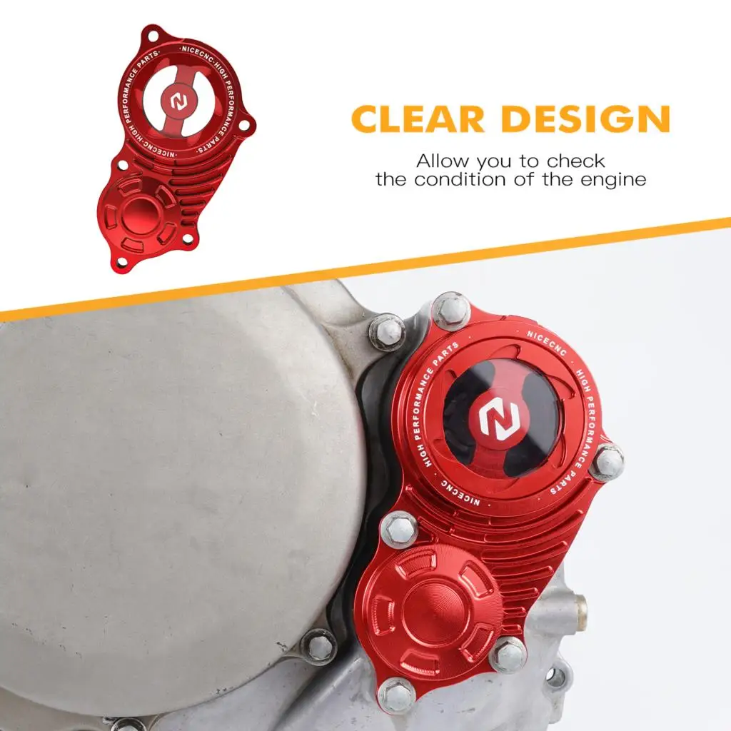 Motorcycle-CNC-Aluminum-Transparent-Oil-Filter-Cover-For-Honda-XR650R ...