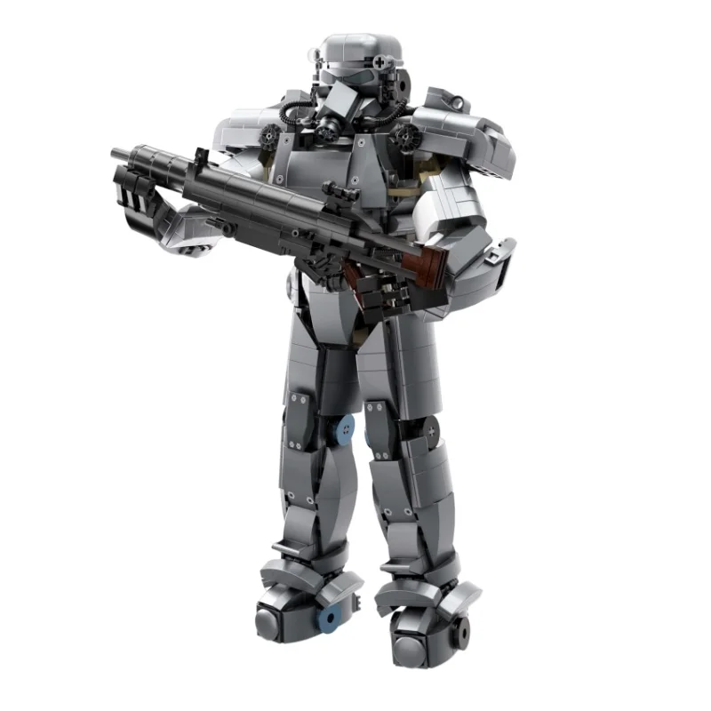 MOC-Game-Fallouts-T-51b-Power-Armor-Robot-Model-Building-Blocks-Mech ...