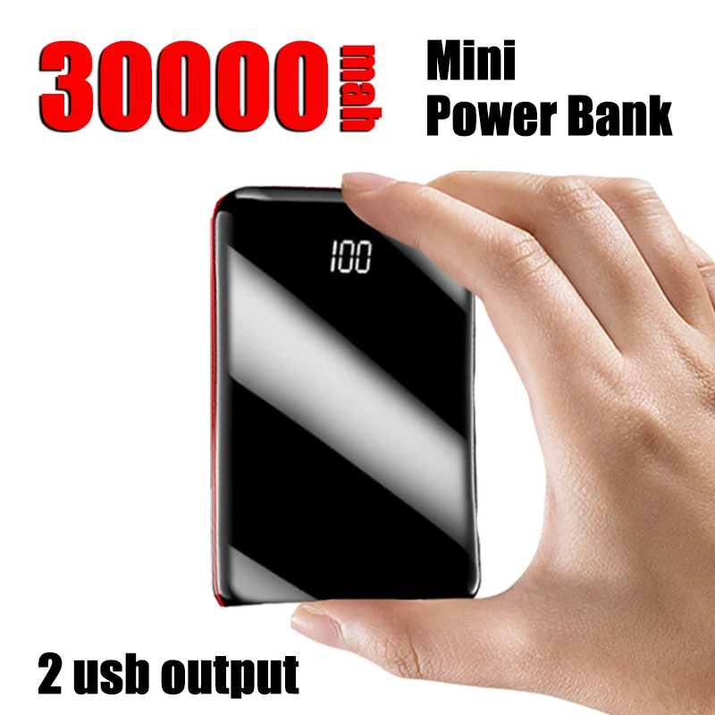 Mini-Power-Bank-Portable-30000mAh-Charger-Fast-Charging-External ...