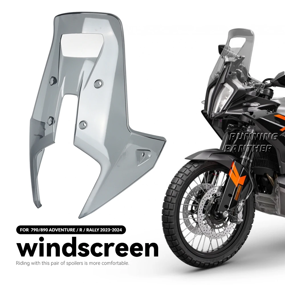For-790-890-ADVENTURE-R-RALLY-2023-2024-Motorcycle-Front-Windscreen ...