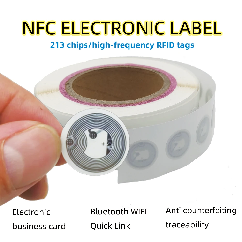 10Pcs-NFC-Tag-13-56MHz-Programmable-NFC-213-Stickers-Tags-RFID-Lable ...