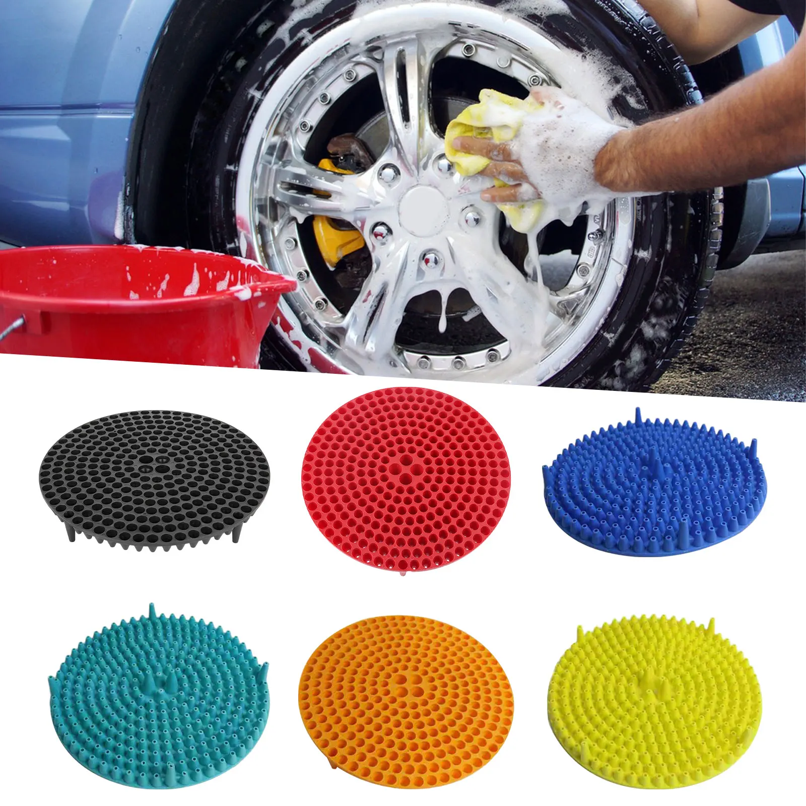 Car Washing Bucket Insert 23cm Car Detailing Bucket Cleaning Kits Auto ...