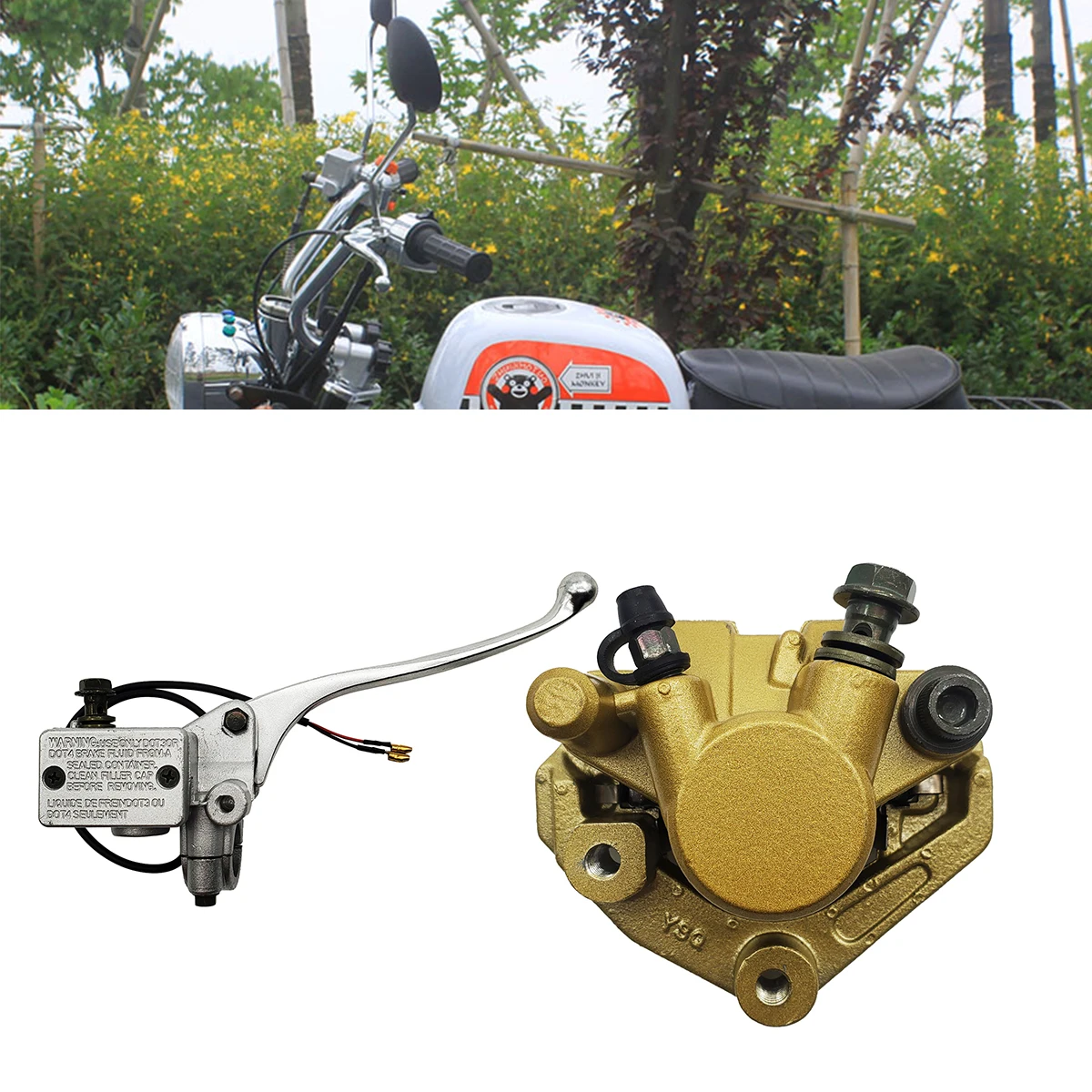 Monkey Bike Parts Motorcycle Front Brake Pump Brake Master Cylinder ...