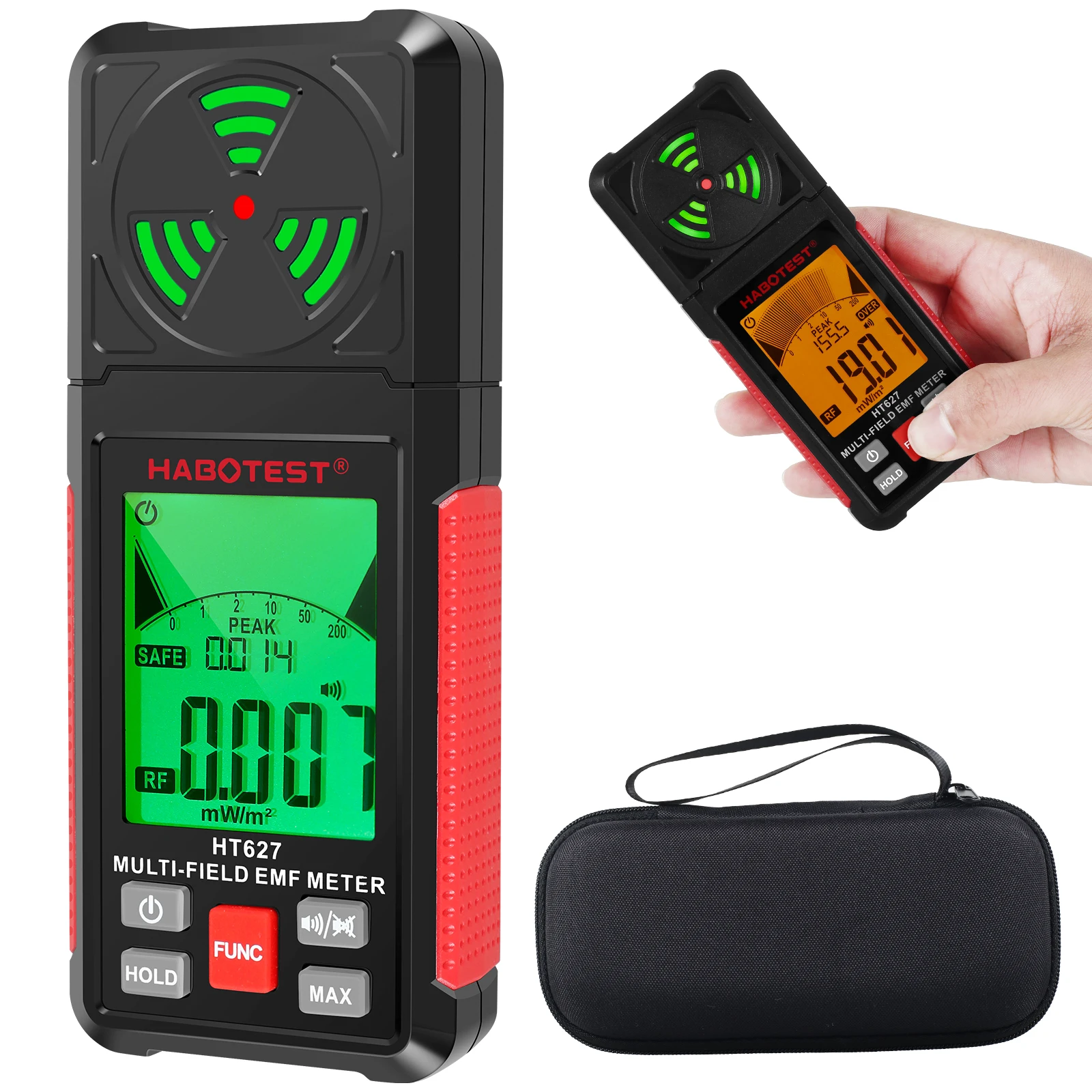 New-Electromagnetic-Field-Radiation-Detector-Portable-2-26inch-LCD ...