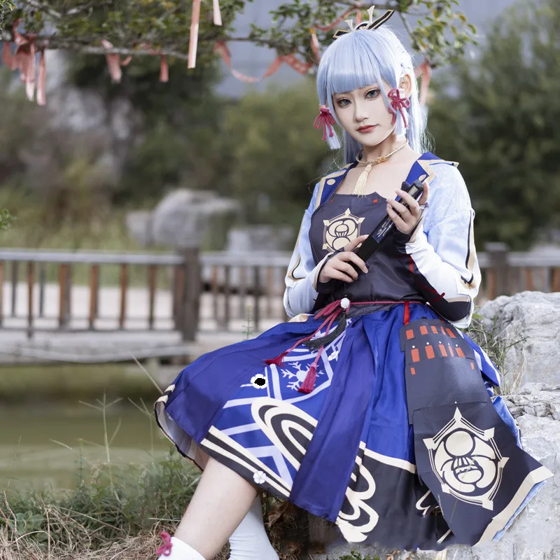 Ayaka Genshin Impact Wig | Ayaka Kamisato Cosplay | Ayaka Genshin ...
