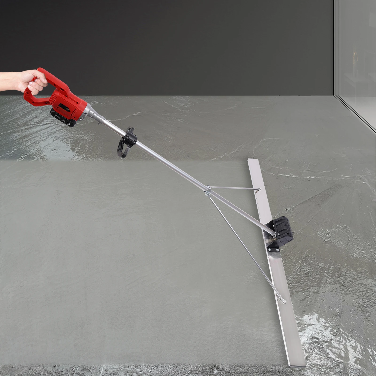 150cm Electric Concrete Polisher Level Floor Vibration Ruler Mortar ...