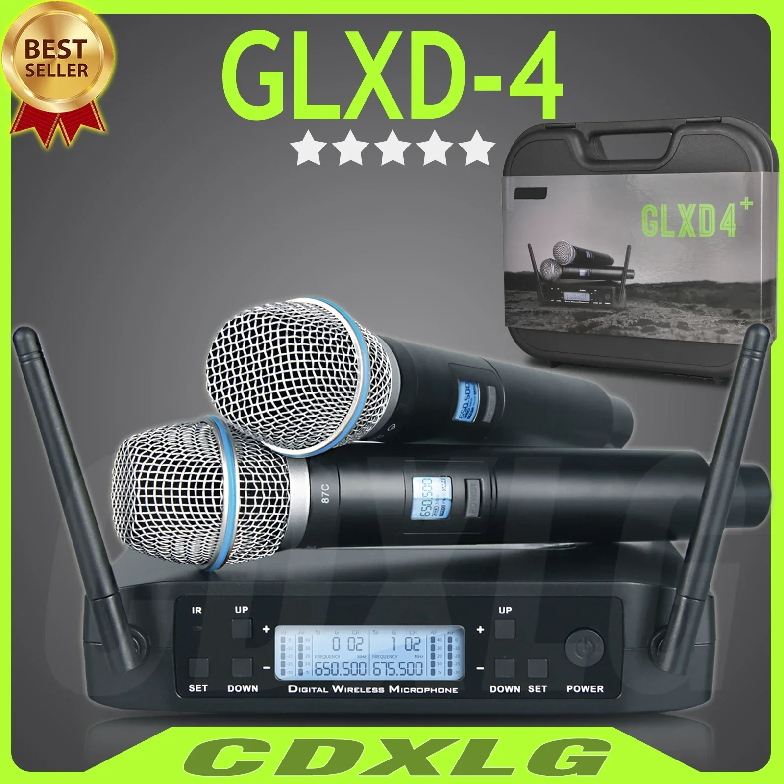 GLD4-B87c-Professional-Dual-Wireless-Microphone-System-Stage ...