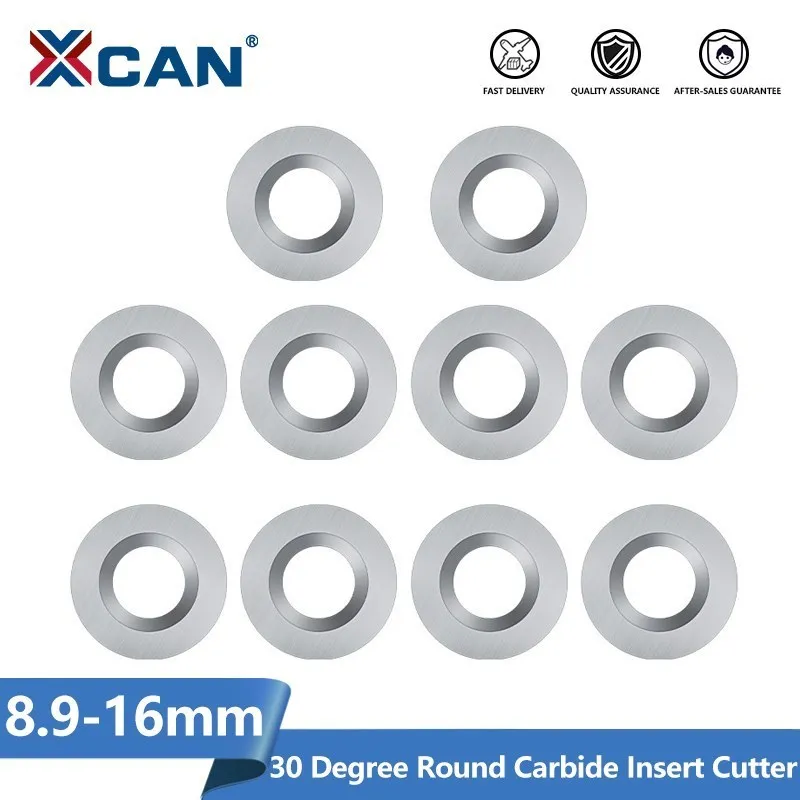 XCAN-Carbide-Insert-8-9-16mm-30-Degree-Round-Blade-Woodworking ...