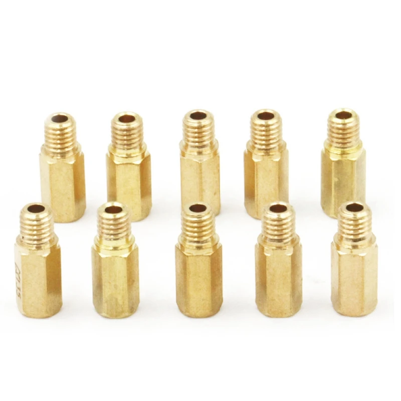 10PCS-Motorcycle-Main-Fuel-Injector-Nozzle-For-Keihin-FCR-Hex-OKO-KOSO ...