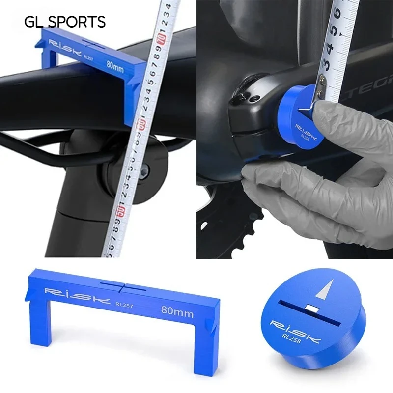 MTB Road Bike Seat Measure Tools Bicycle Seat Height Distance ...