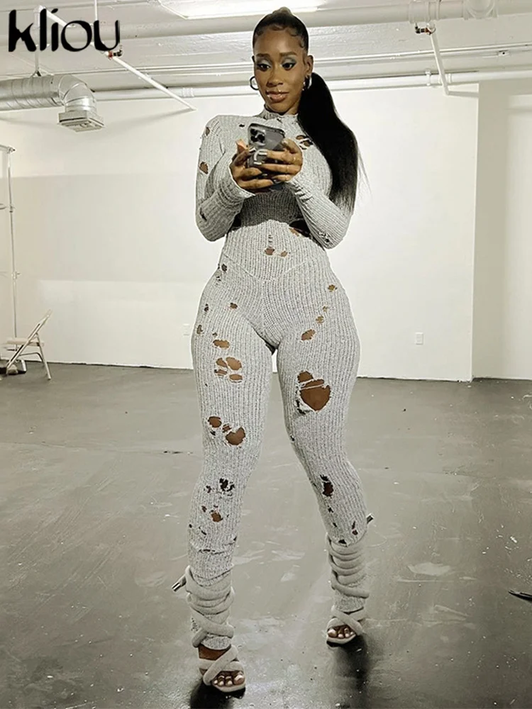 kliou-Knitted-Ripped-Jumpsuits-Women-Autumn-Solid-Long-Sleeve-O-neck ...