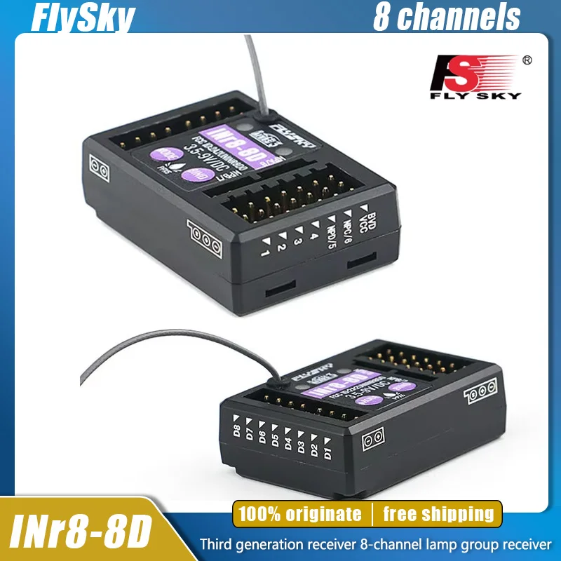 Flysky INR8-8D INR88D Receiver Eight Channel Third Generation Receiver ...