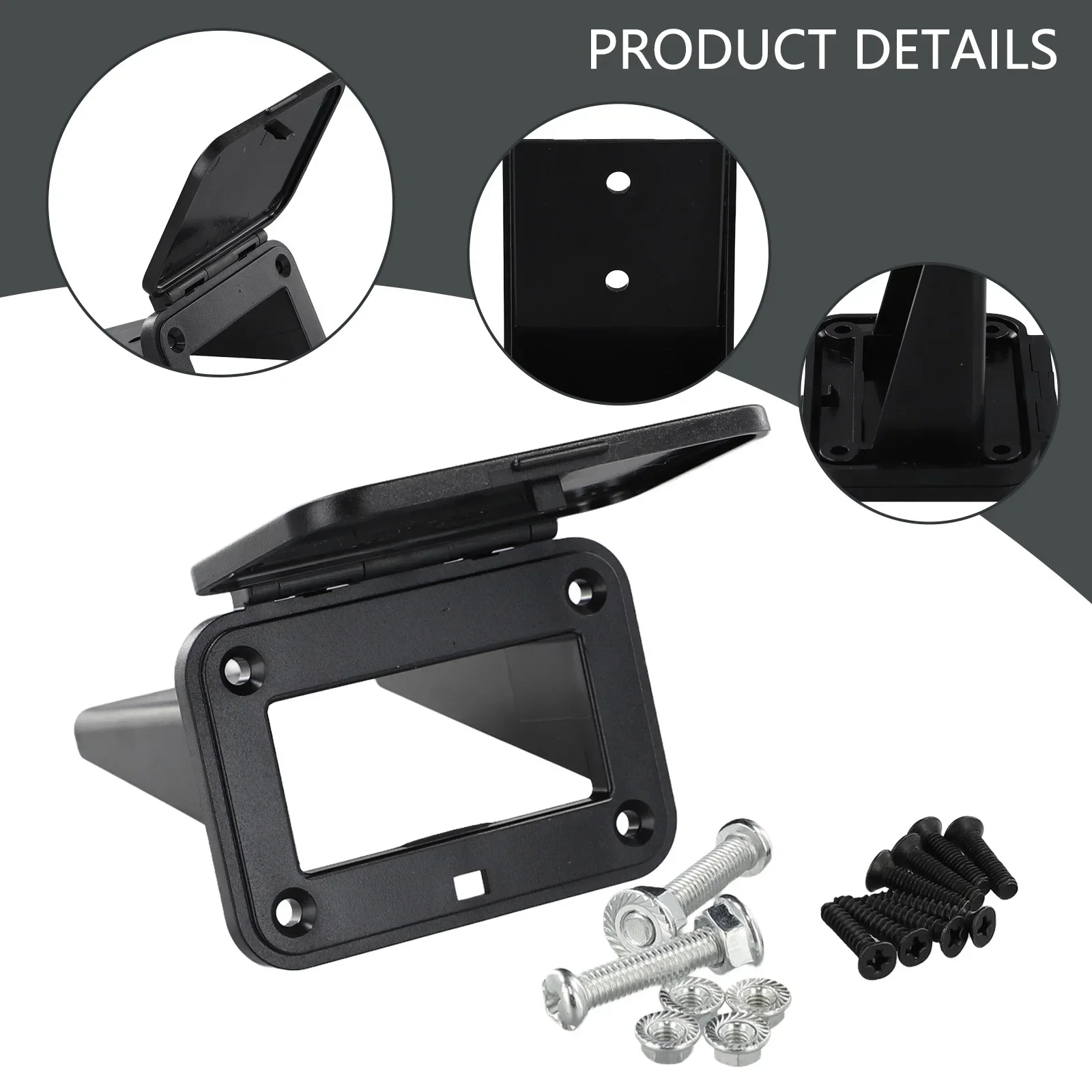 1 Set For 175A For Plug Connector Flush Mount Bracket Panel Cover For ...