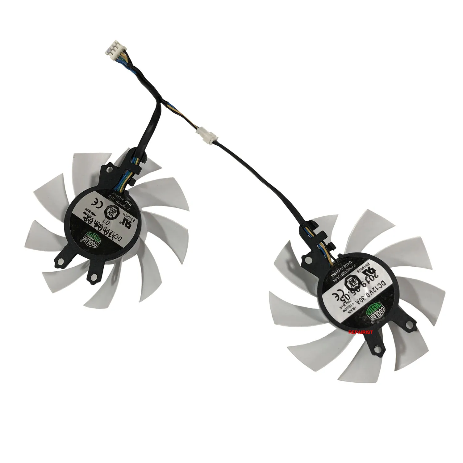 2Pcs-Set-80-75-MM-FY08015M12LPA-T128015DU-GPU-VGA-Cooler-Video-Card-Fan ...