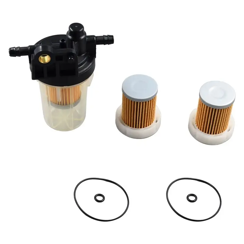Fuel Filter Assembly and 2pcs Filter 6A320-58862 Compatible with Kubota ...
