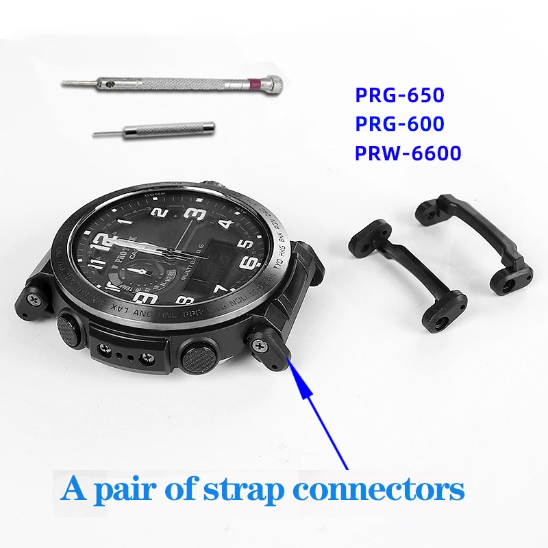 Refit Watchband Strap Connector For GSHOCK PRG-600YB PRG-650 PRW-6600 ...