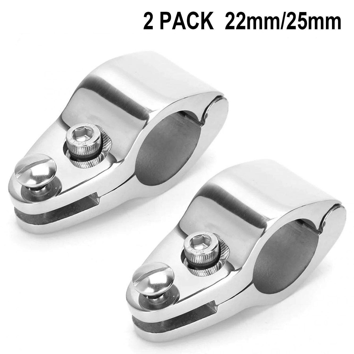 2-pcs-22mm-25mm-Boat-Bimini-Top-Hinged-Jaw-Slide-Fitting-Marine ...
