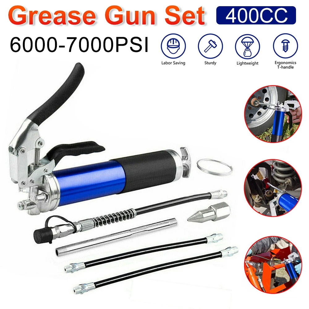 400CC-Pistol-Grip-Grease-Gun-Set-Manual-Grip-Grease-Gun-High-Pressure ...