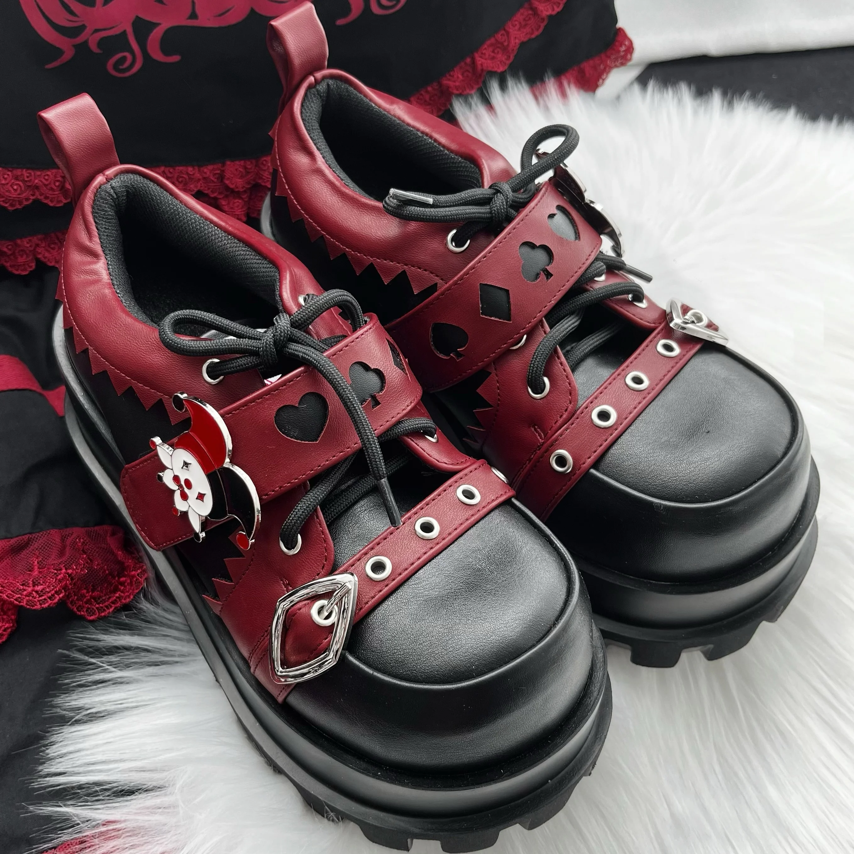 Y2k-alt-k-lt-r-Clowns-Punk-Sneakers-yuvarlak-ayak-platformu-kal-n-alt ...