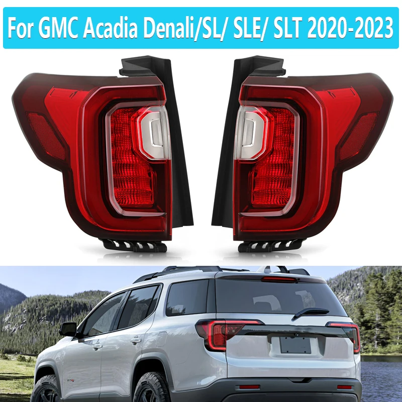 Car-Tail-Lights-For-GMC-Acadia-Denali-SL-SLE-SLT-2020-2023-LED-Rear ...