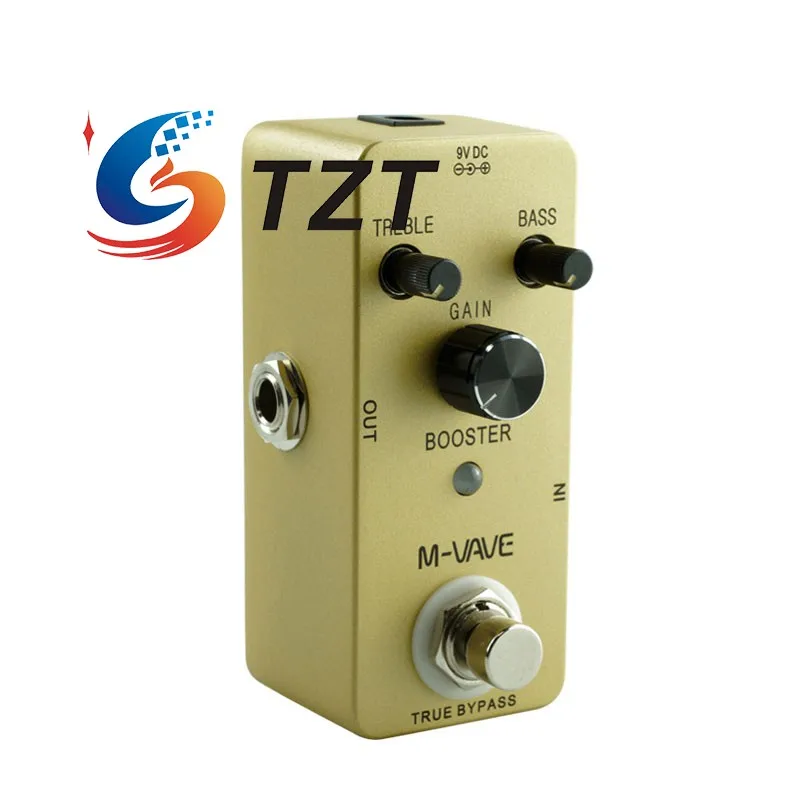 TZT-PURE-BOOSTER-Gain-Electric-Guitar-Effects-Pedal-with-Treble-and ...