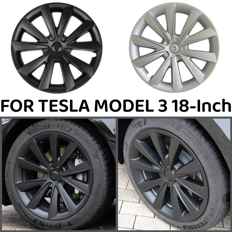 4PCS Hub Cap 18 Inch Hubcap Performance Replacement Wheel Cap ...