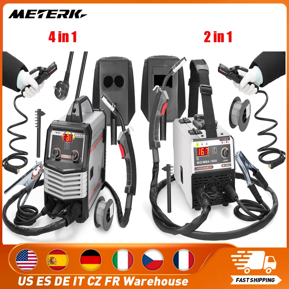 2in1/4in1 MIG MMA Welders IGBT DC Inverter Gas-Shielde Welding machine ...