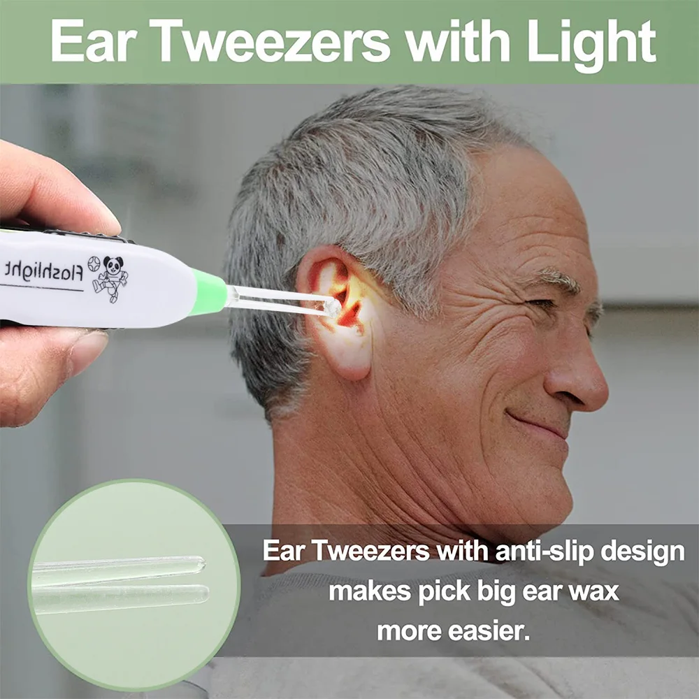 LED FlashLight Baby Ear Cleaner Child Cleaning Ear Curette Kids ...