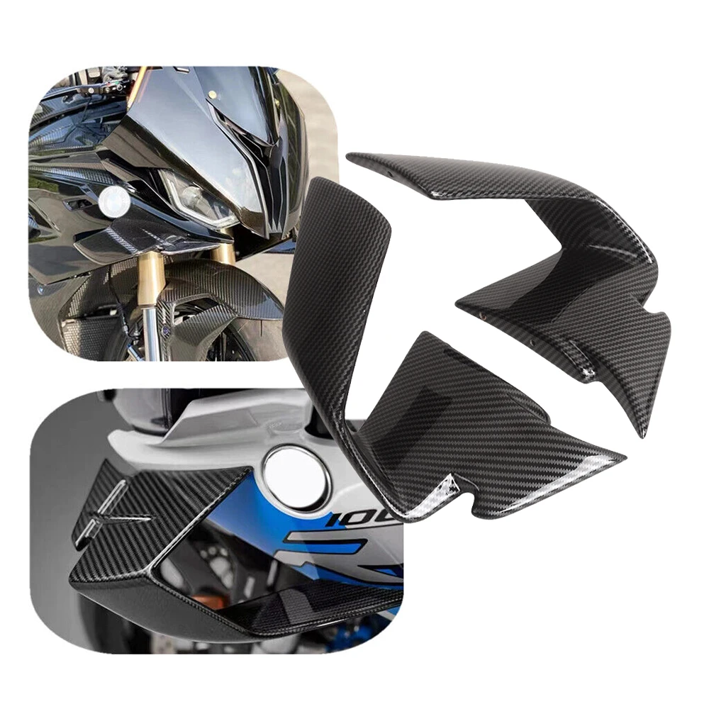 Motorcycle-Winglet-Carbon-Fiber-Side-Fixed-Wing-Spoiler-Air-Deflector ...
