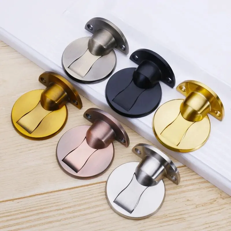 Invisible-Magnetic-Door-Stopper-Stainless-Steel-Punch-free-Windproof ...